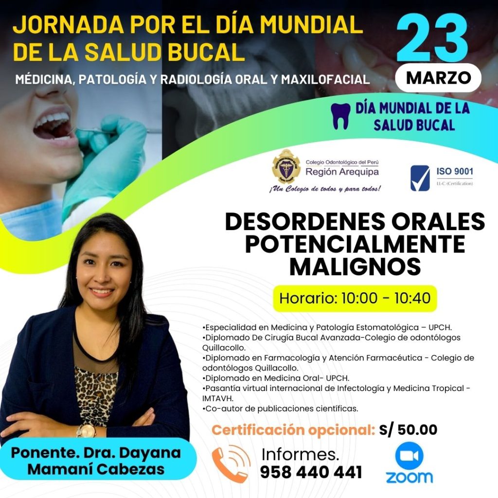 Jornada Científica por el Día Mundial de la Salud – COPRA Arequipa ...